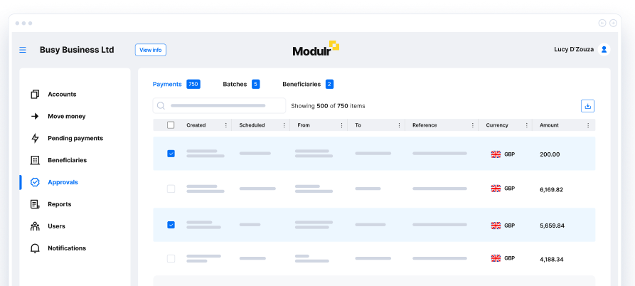 Modulr BrightPay integration